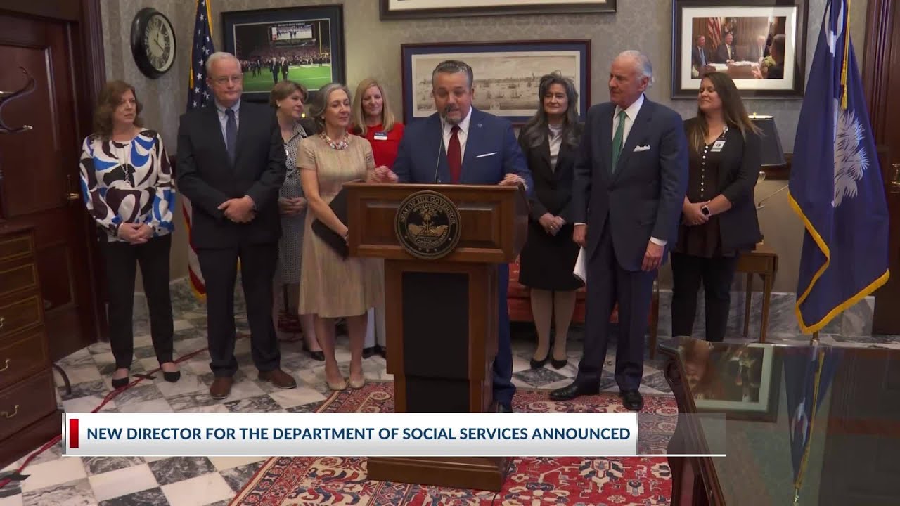 Gov. announces new director for SC Dept. of Social Services - YouTube