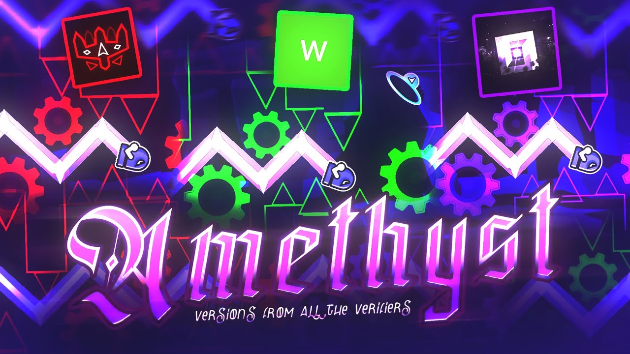 Amethyst - All Versions: Buffed vs Unnerfed // Geometry Dash 2.2 - YouTube
