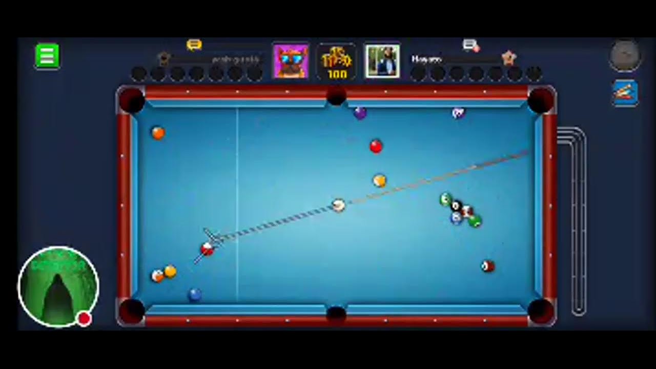 8 balls pool gameplay in live! - YouTube