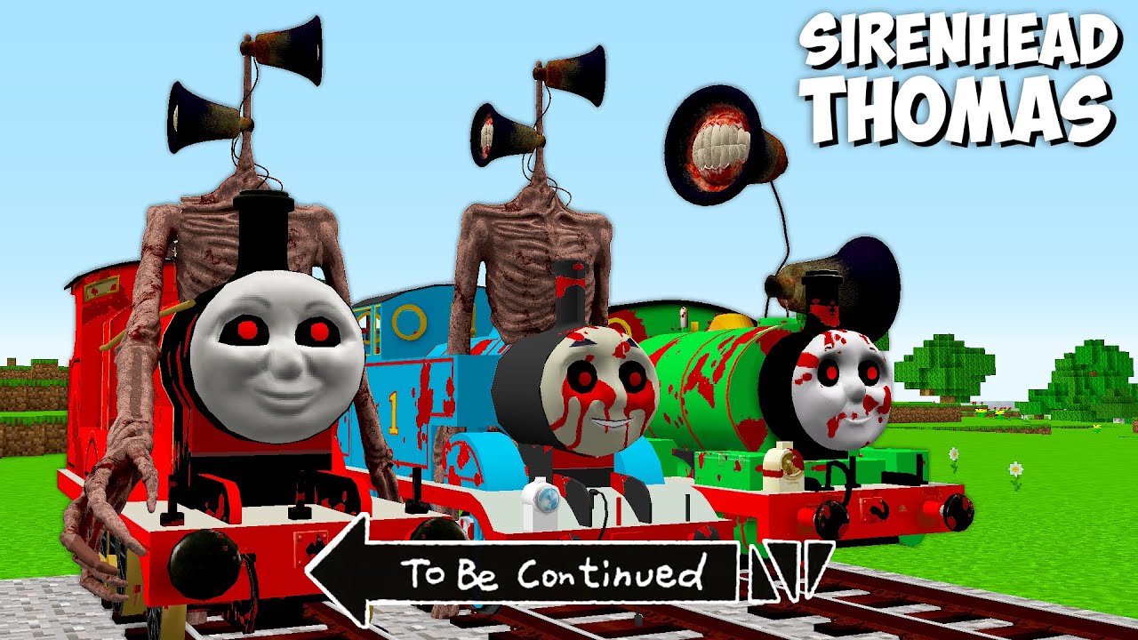 This is REAL THOMAS THE TANK ENGINE.EXE SIREN HEAD in Minecraft ...