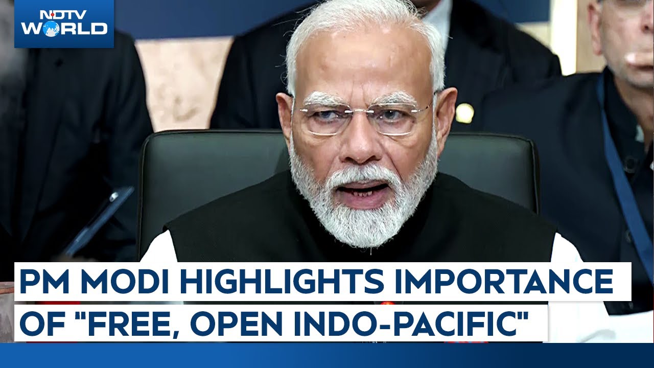 Quad Summit US | PM Modi At Quad Summit: "Free, Open Indo-Pacific Is ...