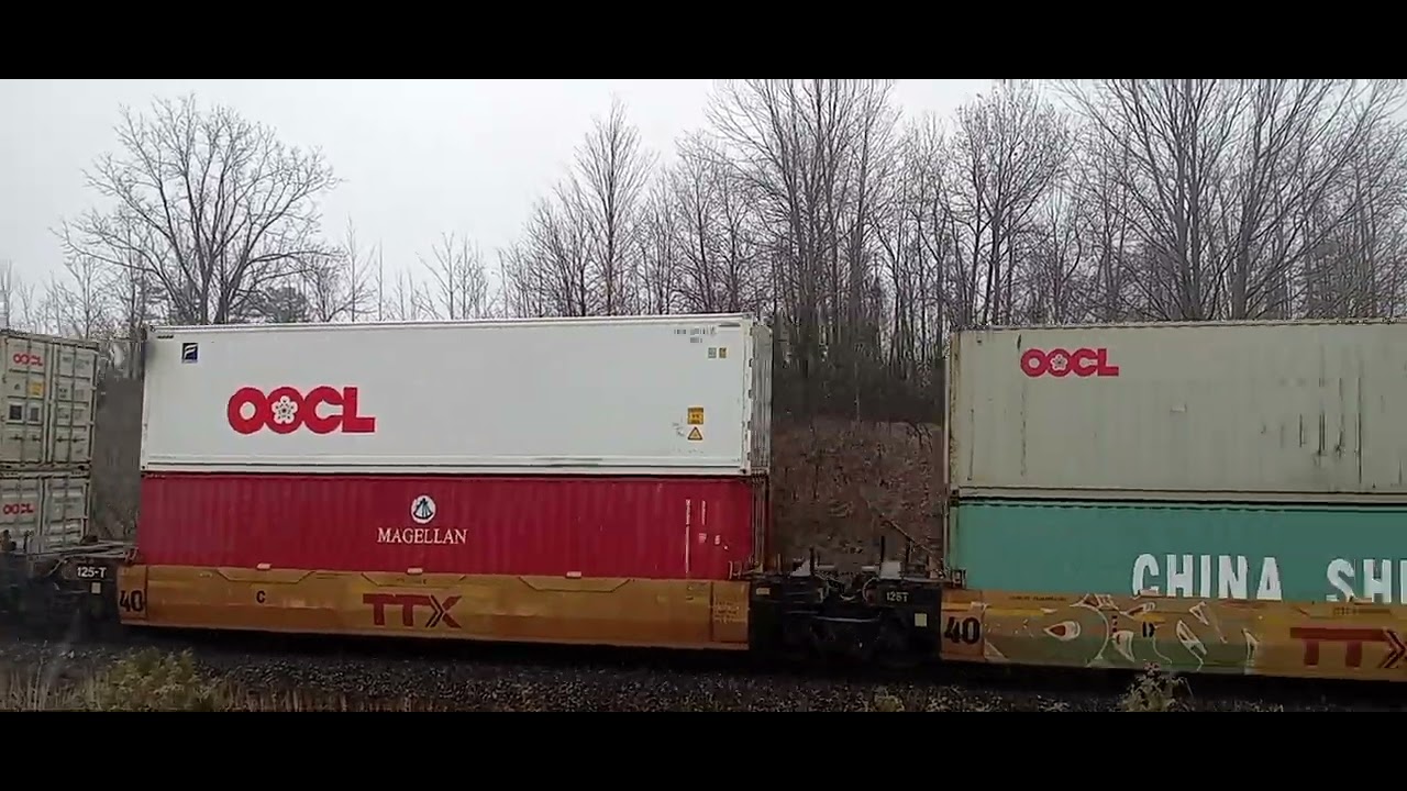 (Rainy Saturday Railfanning) [IC 3008!!] 5 CN Trains At Scotch Block/MP ...