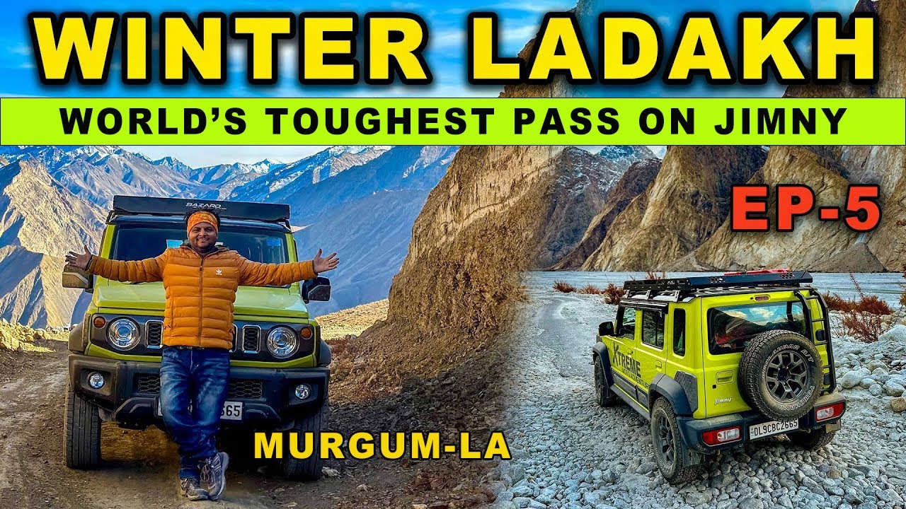 XTREME WINTER LADAKH 2023 | WORLD'S Most Dangerous OFF-ROADS | JIMny ...