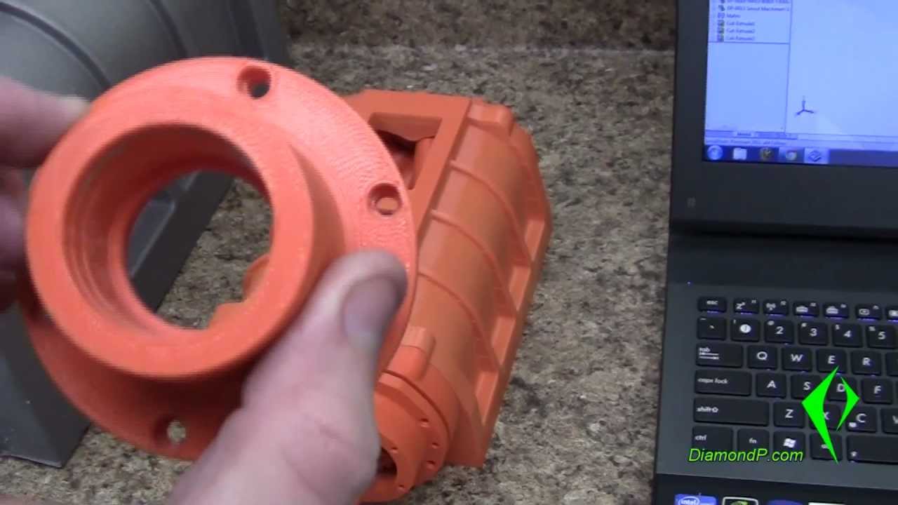 3D Printed 1/2 Scale 671 Blower - YouTube