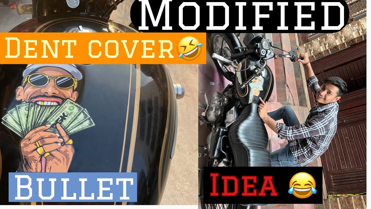 Bullet Dent cover 😅😎|| bullet modified videos - YouTube