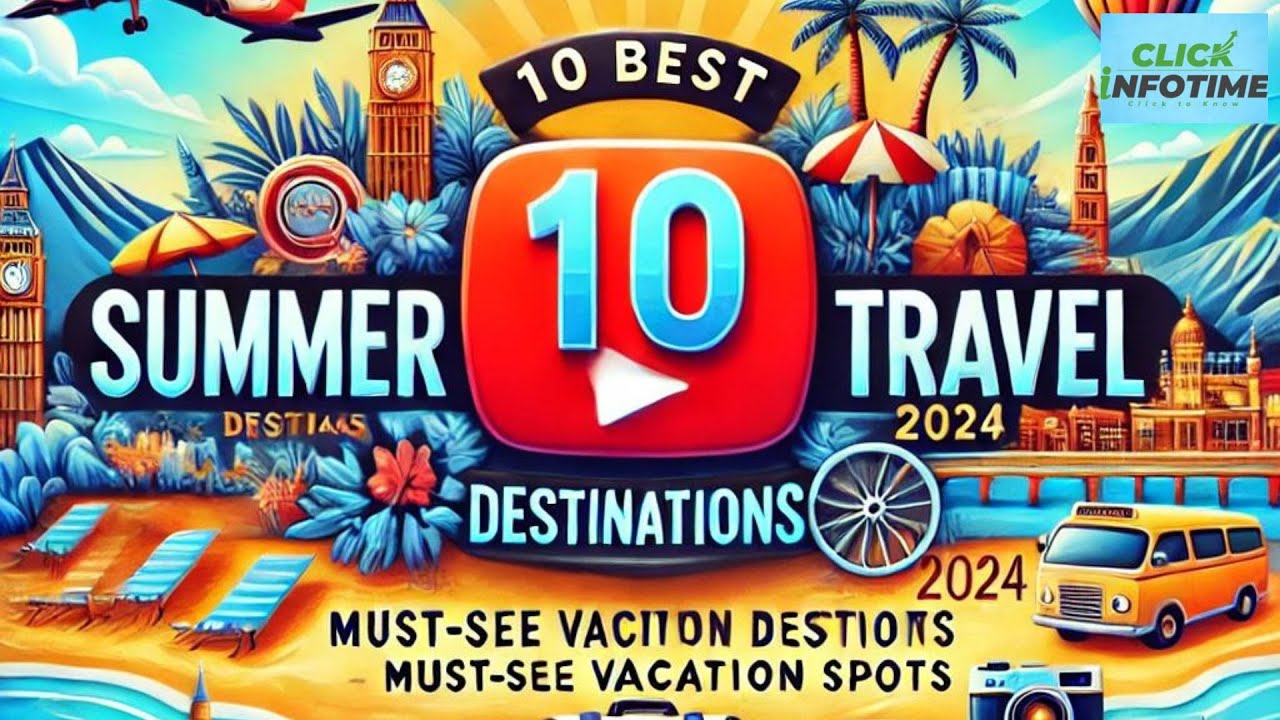 10 BEST SUMMER TRAVEL DESTINATIONS 2024 - Must-see Vacation Spots - YouTube