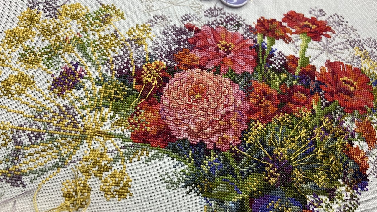 Flosstube LIVE 221 /Stitch with me - YouTube