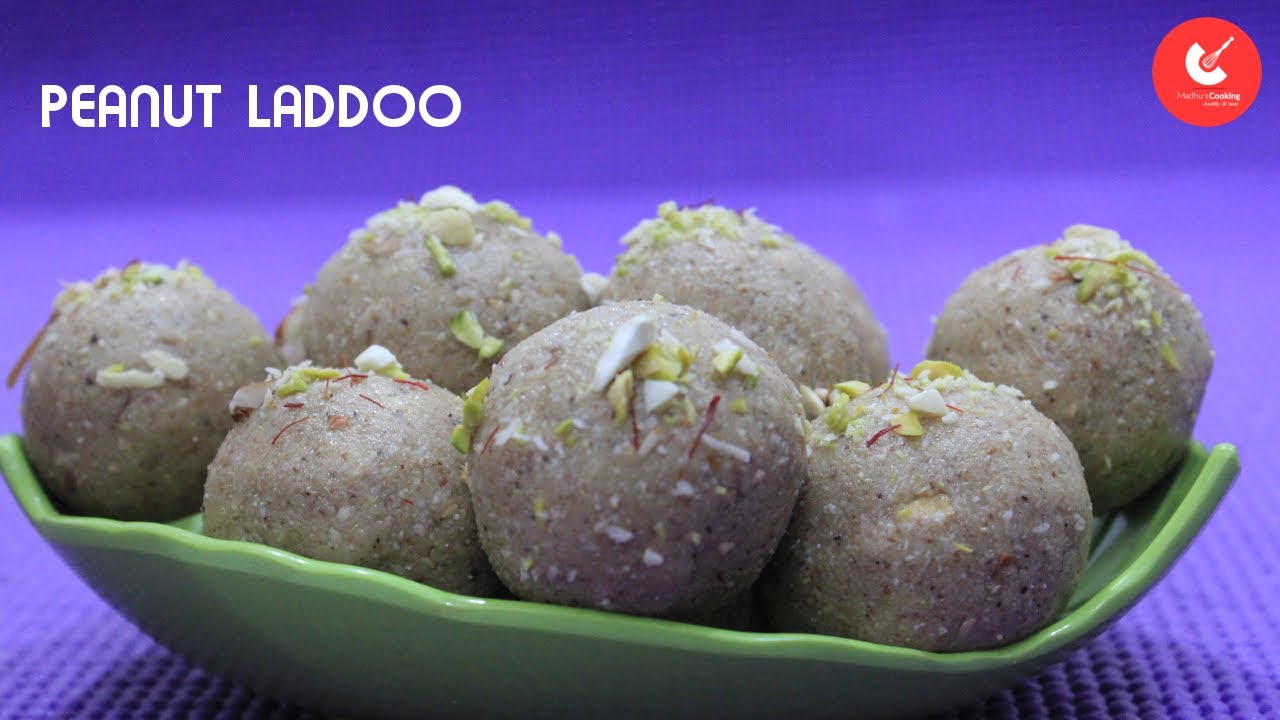 Healthy Protein Laddu | Peanut Sesame Laddu with jaggery | Peanut Laddu ...