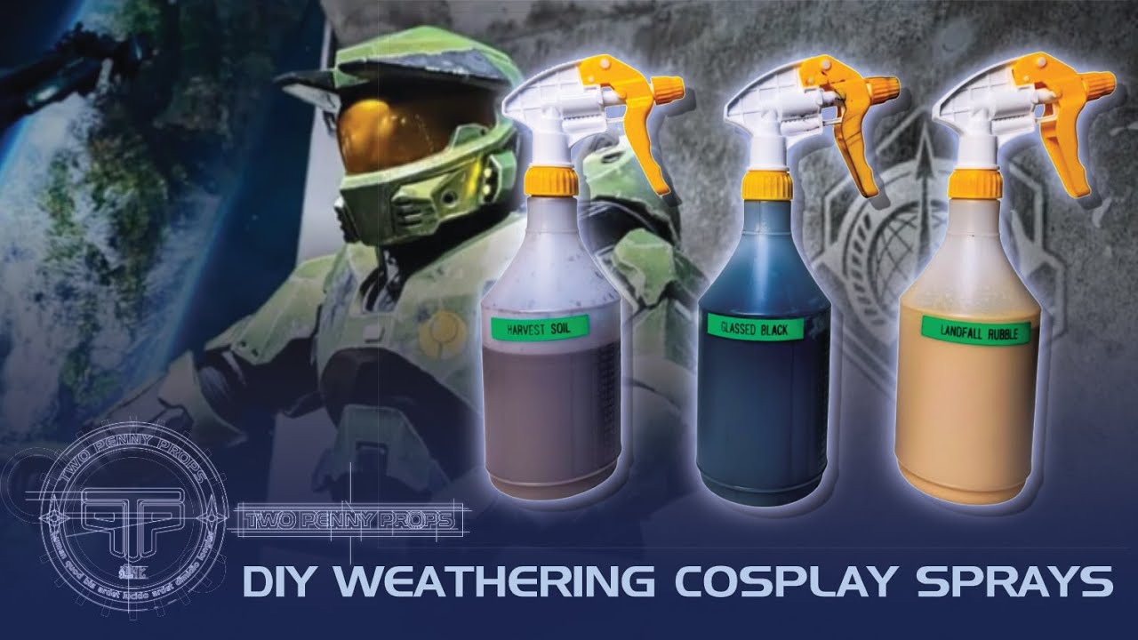 Making your own Spray washes for Halo cosplays - YouTube