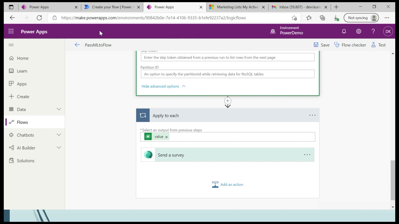 Distribute Customer Voice Survey from Power Apps Canvas App - YouTube