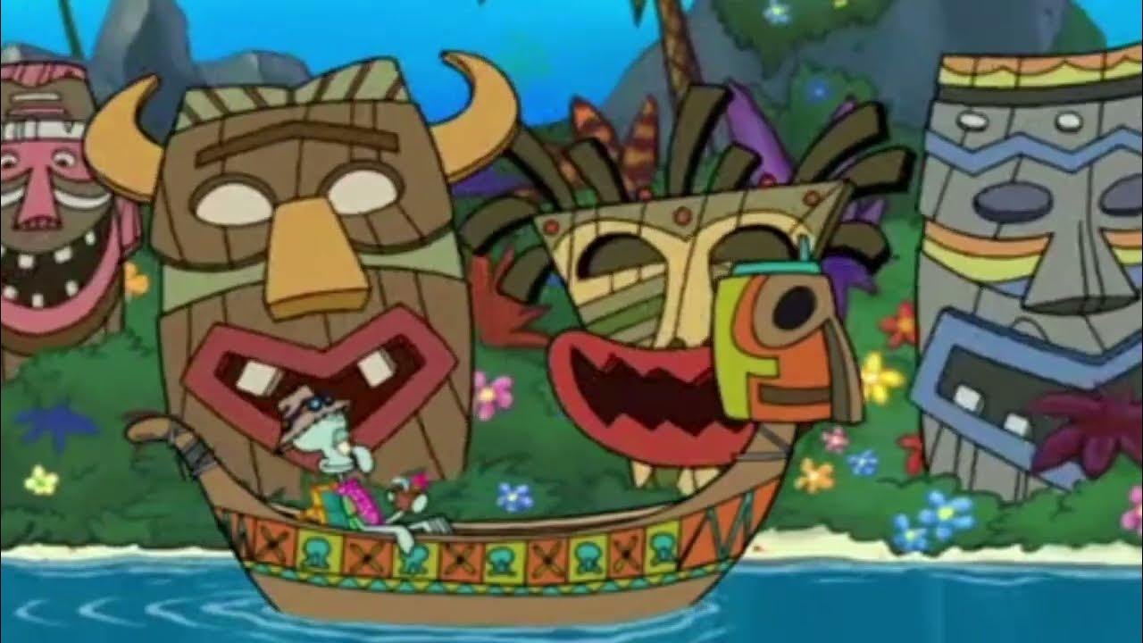 Spongebob Squidwards Tiki Land Song Hungarian Youtube