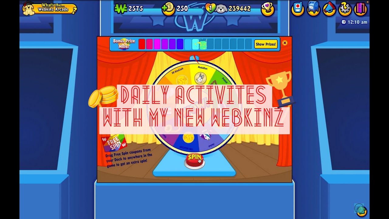 Daily Activities with my New Webkinz! | Webkinz - YouTube
