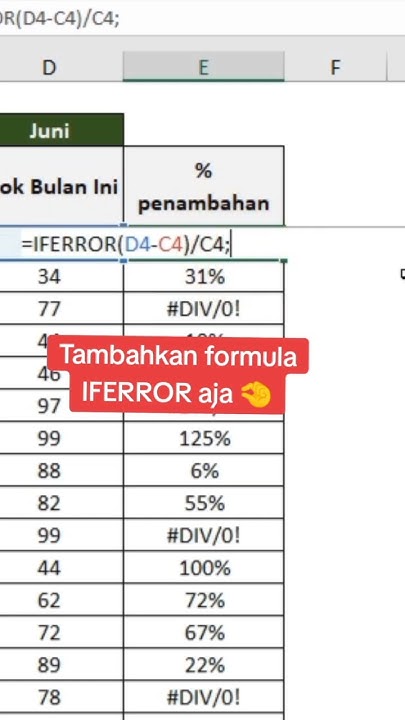IFERROR Excel #excel #exceltips #googlesheets #tutorial - YouTube