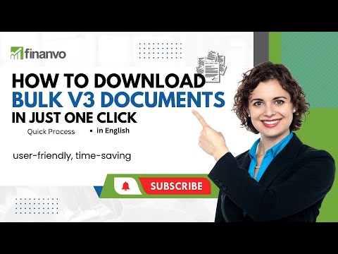 Finanvo! The Ultimate Tool for Bulk V3 Documents Download - Quick Process (English) - YouTube
