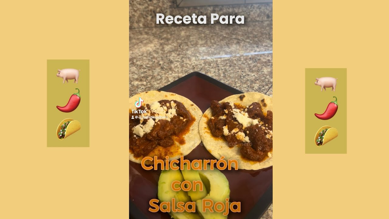 Receta de Chicharrónes con Salsa Roja- El Mandil Cocinero - YouTube