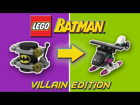 Ich baue jedes LEGO Batman Schurken-Minikit in echt nach!