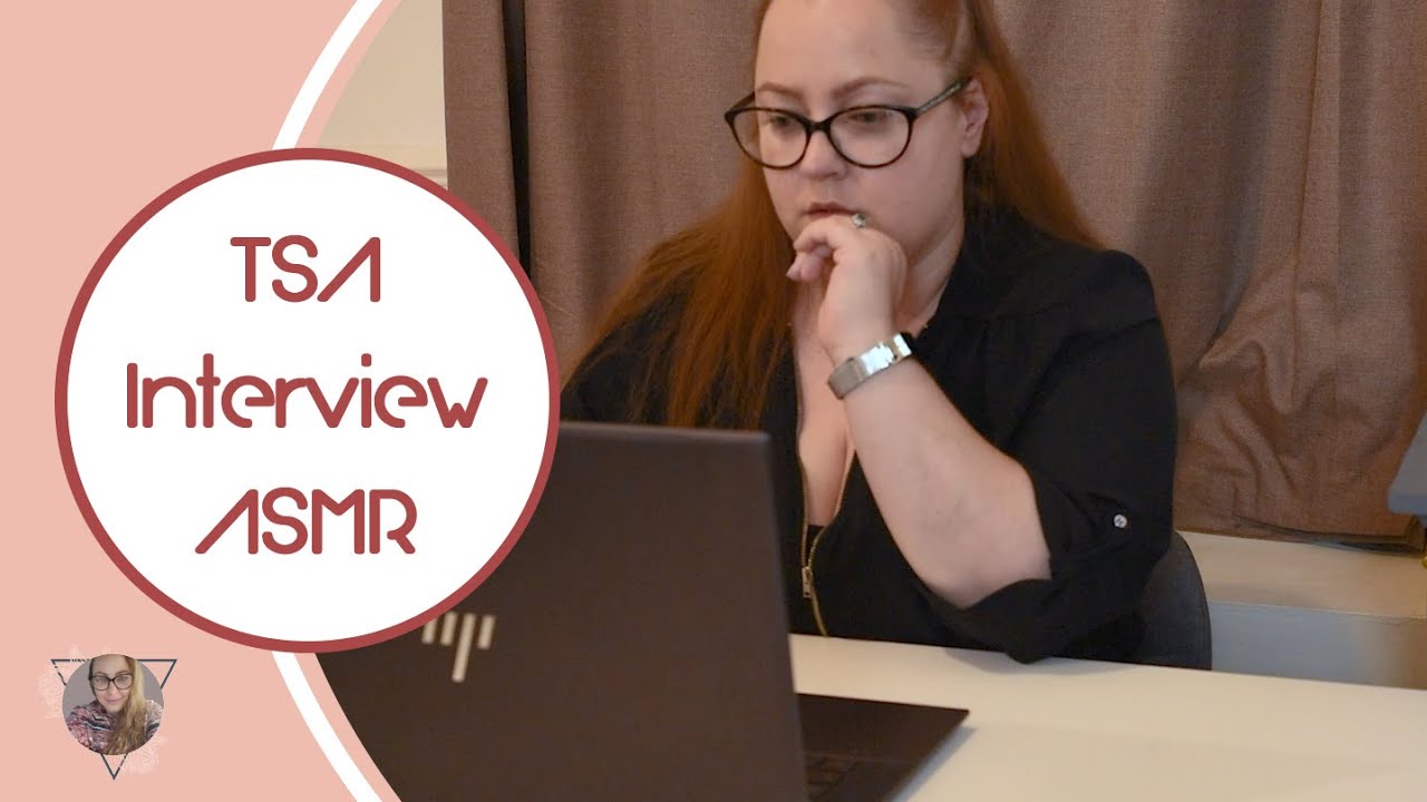 * ASMR * TSA Immigrant Office Interview / Typing / Paper Sounds / Unintentional / - YouTube