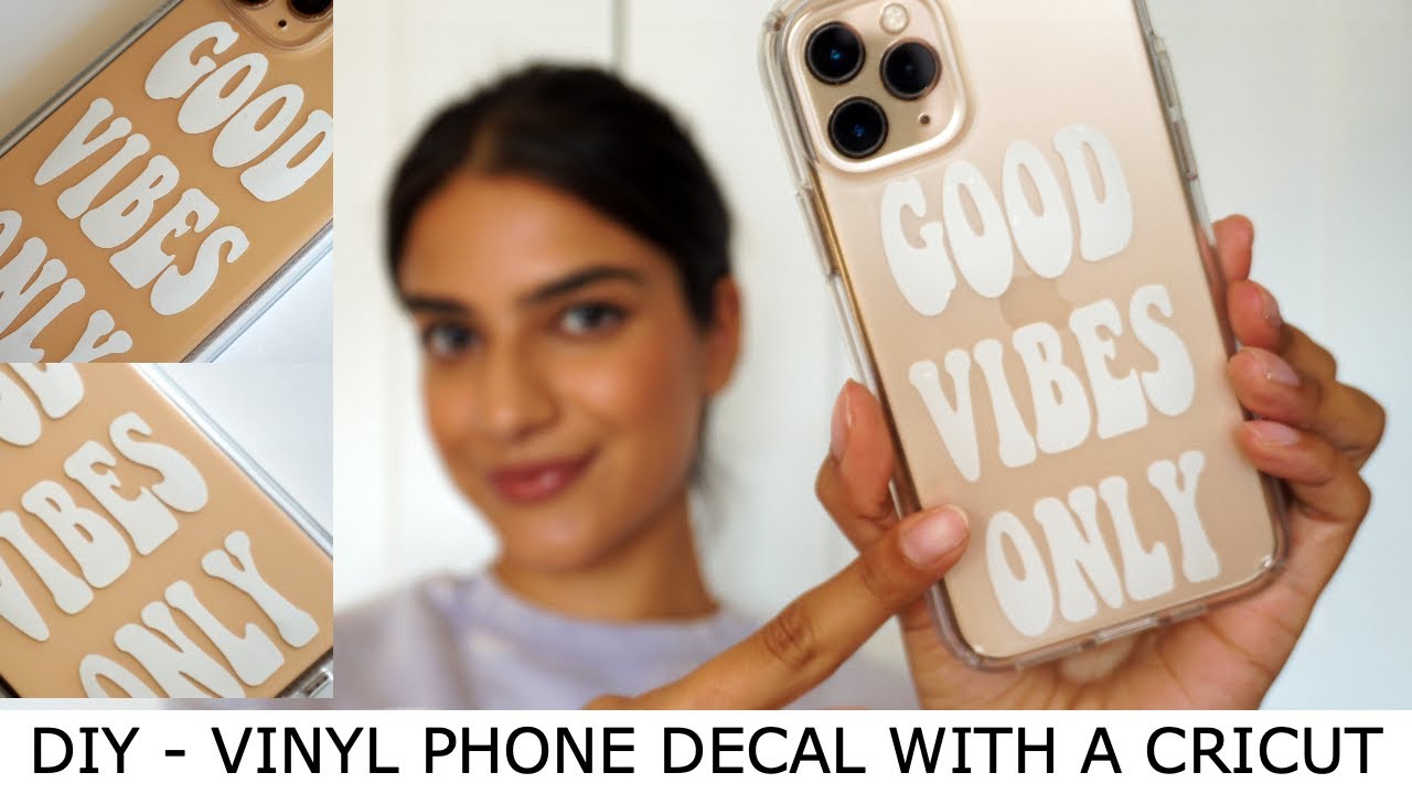 DIY - Vinyl Phone Decal With A Cricut - YouTube