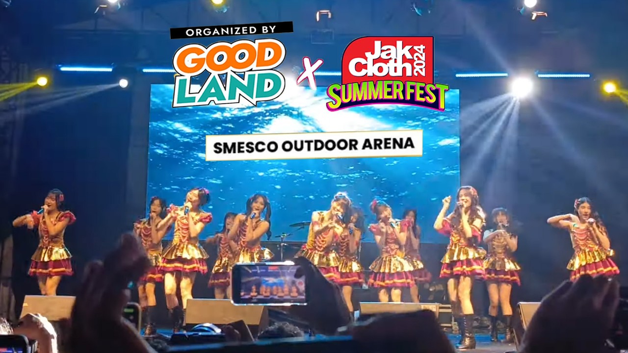 JKT48 Live @ GoodLand x JakCloth Summer Festival 2024 (Part 1/2) - YouTube