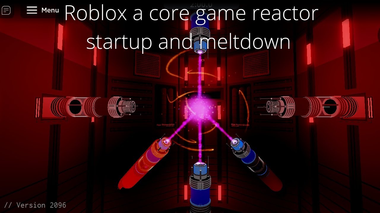 Roblox a core game reactor startup and meltdown - YouTube