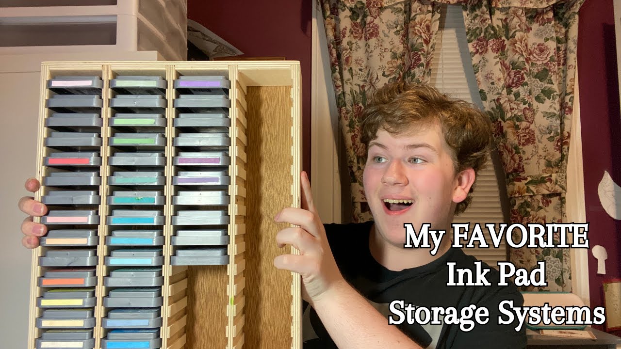 My FAVORITE Ink Pad Storage Systems - YouTube