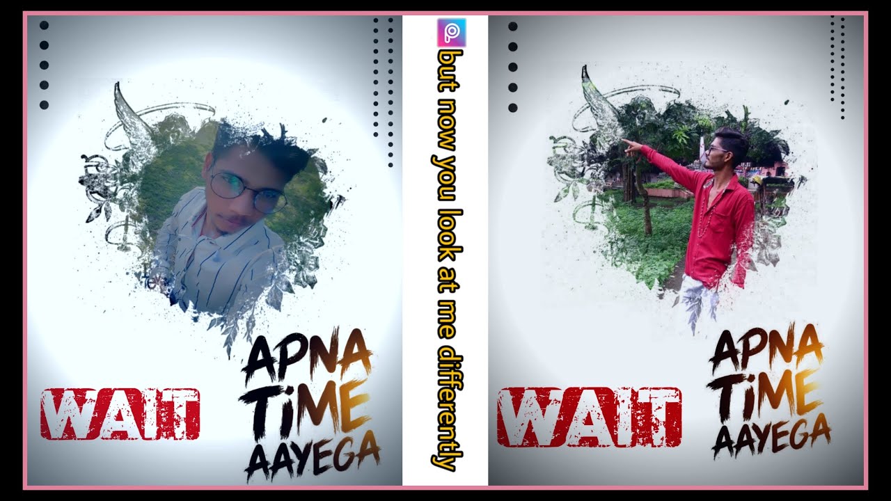 apna time aayega photo editing picsart | wait apna time ayega concept | #technical_rajj_rj35 ...