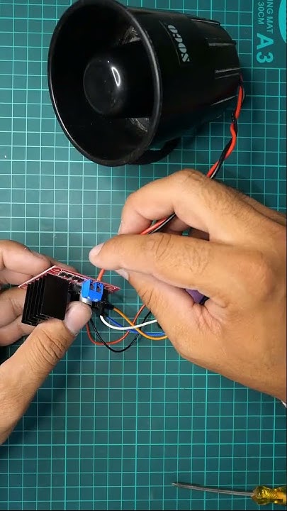 How to make Motion Sensor Security alarm 📢🔊 - YouTube