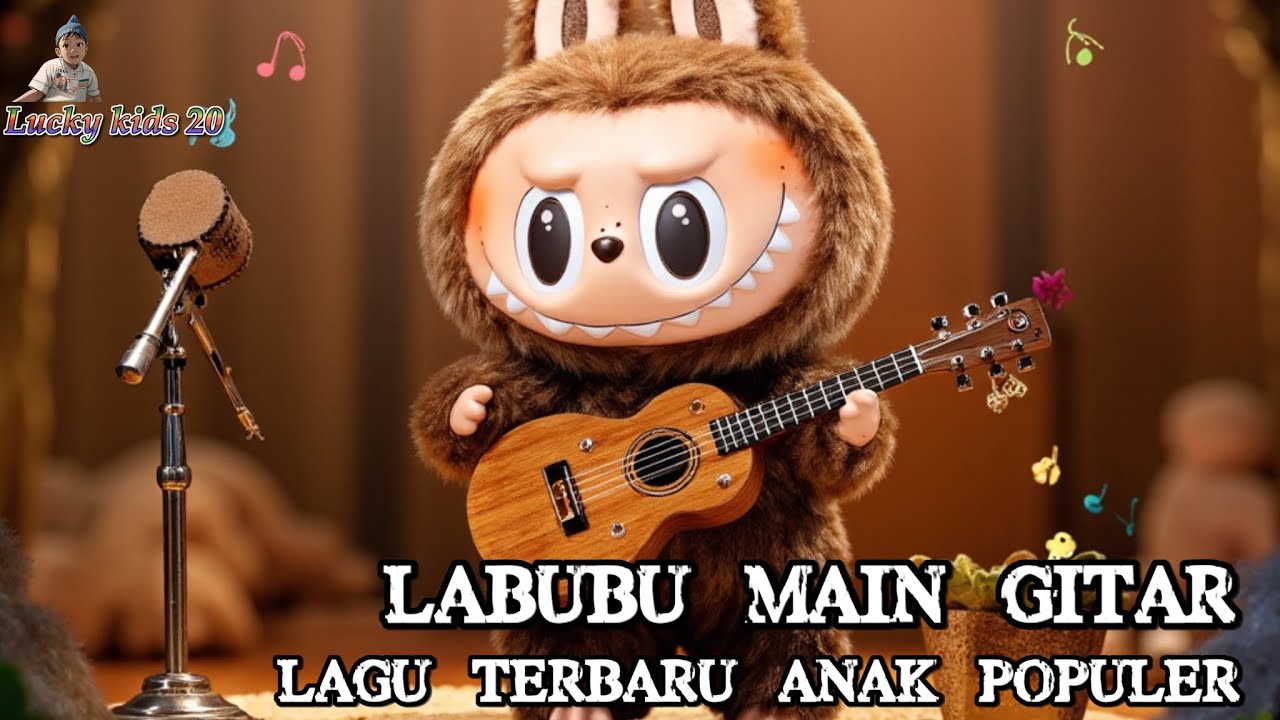 labubu main gitar || lagu terbaru anak populer - YouTube