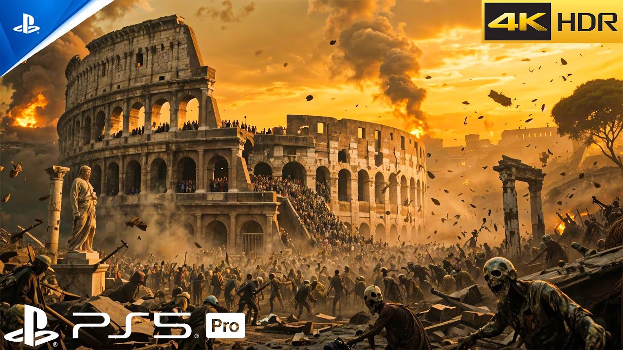 FALL OF ROME on (PS5 PRO) | Immersive ULTRA Realistic Graphics (4K ...