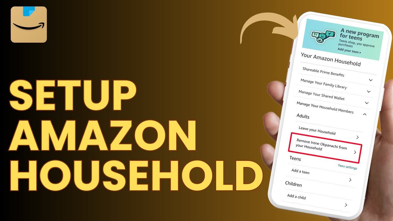How to Setup Amazon Household | Share Prime Benefits - YouTube
