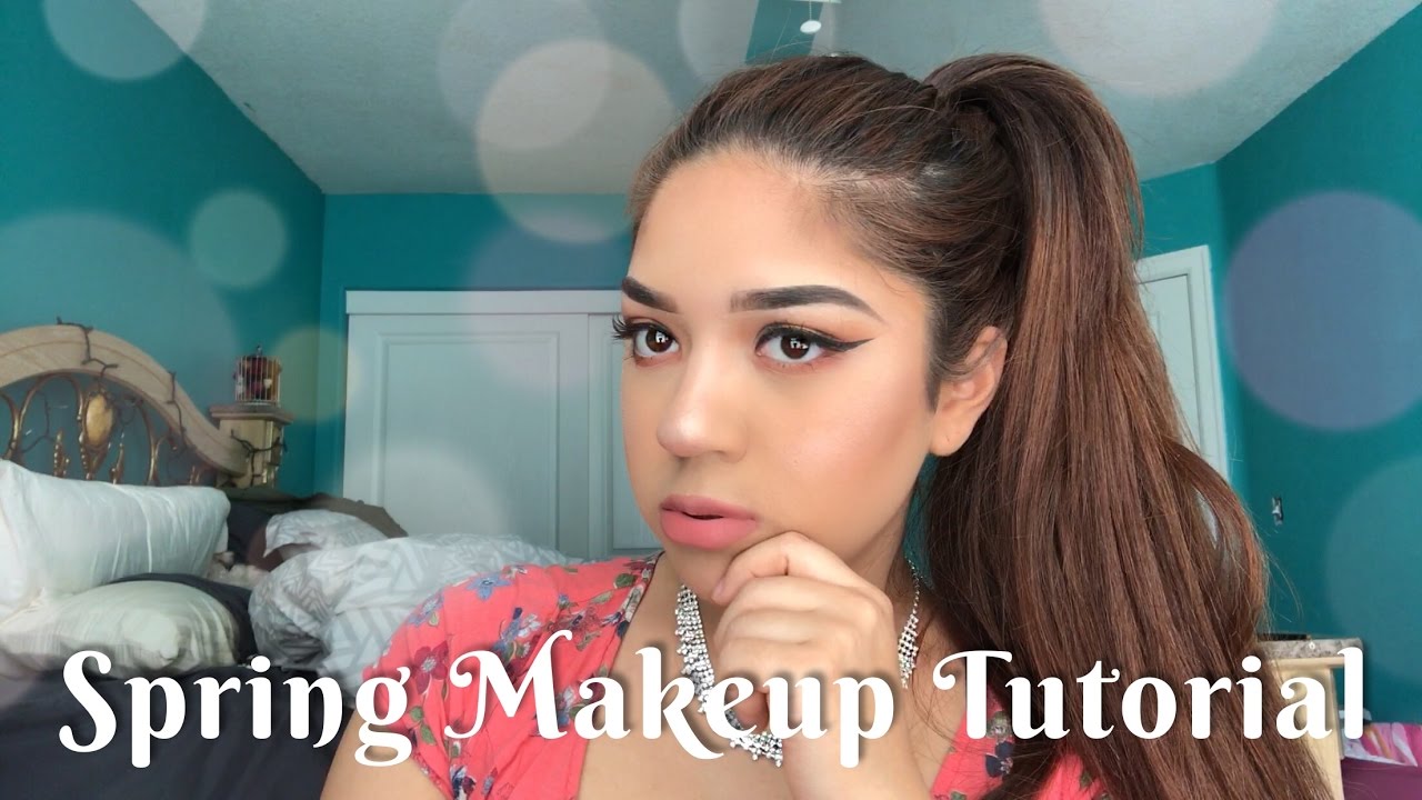 SPRING MAKEUP TUTORIAL - YouTube