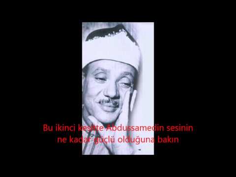 Abdussamed'din 1958 ve 1954 yıllarına ait Meryem Suresi kayıtlarından iki muhteşem kesit.