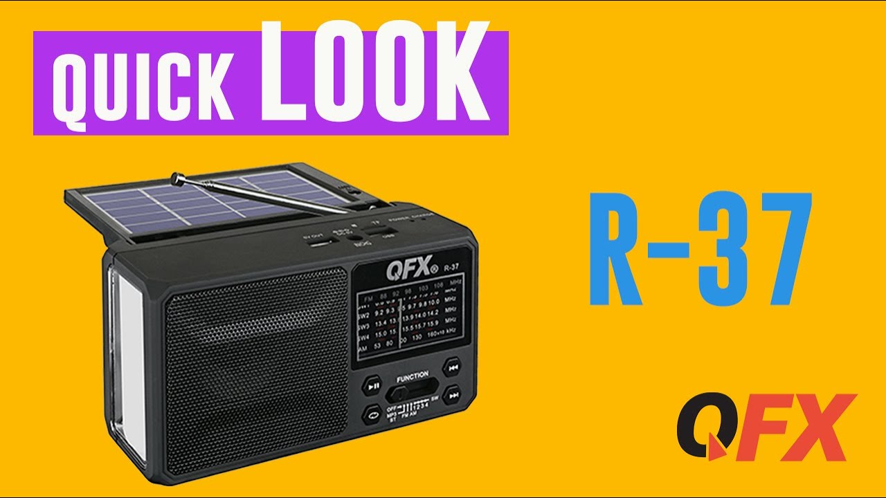 QFX R37 - Quick Look - YouTube