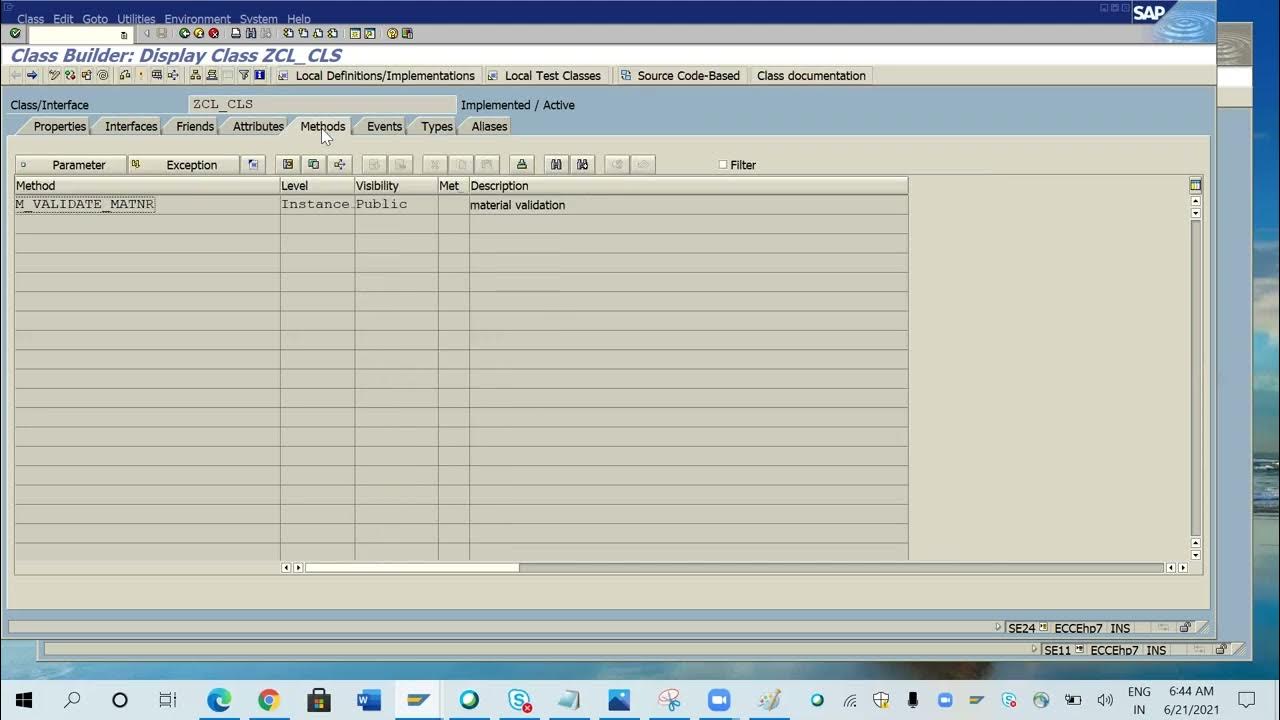 SAP ABAP Classes & Methods - YouTube