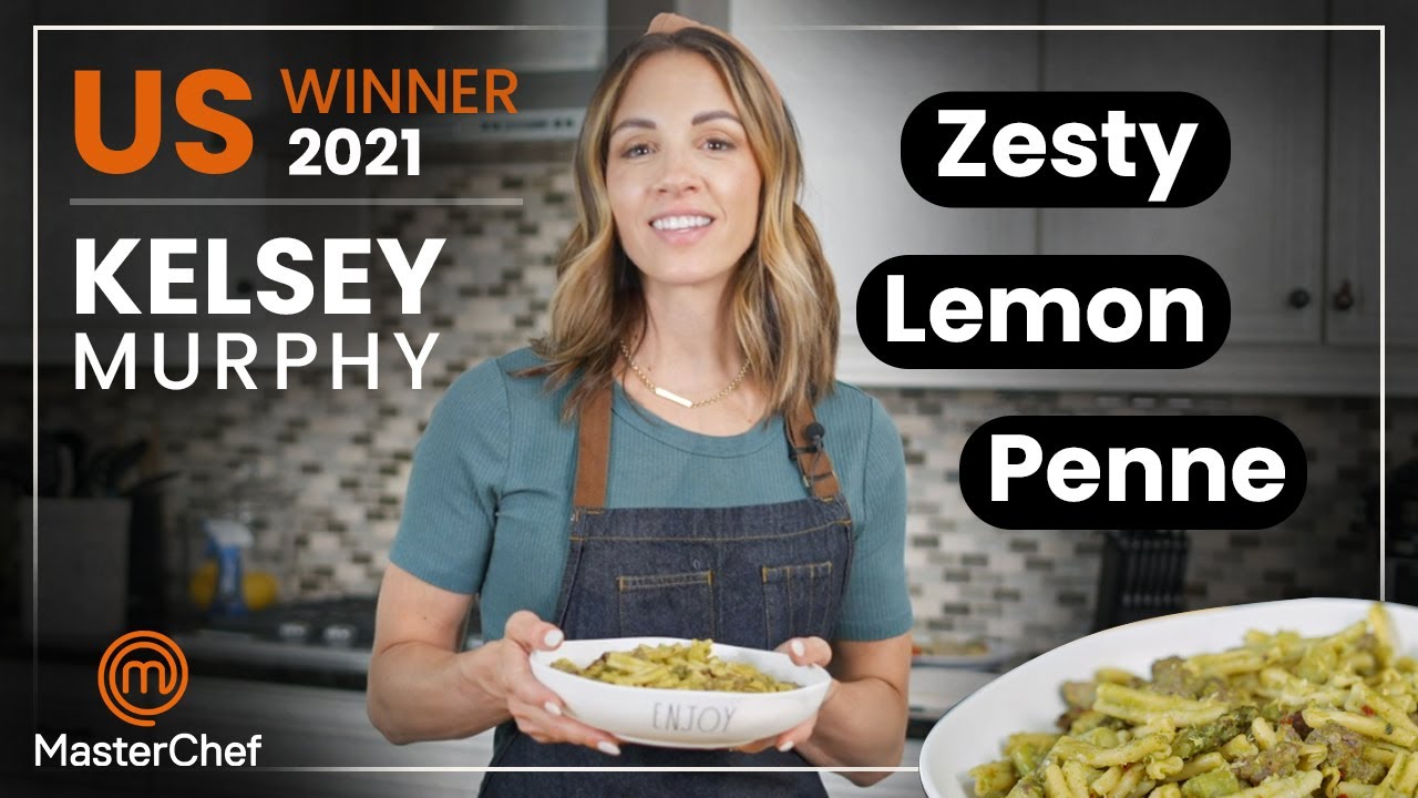 Zesty Lemon & Basi Pasta with Spicy Sauage by MasterChef US Winner ...