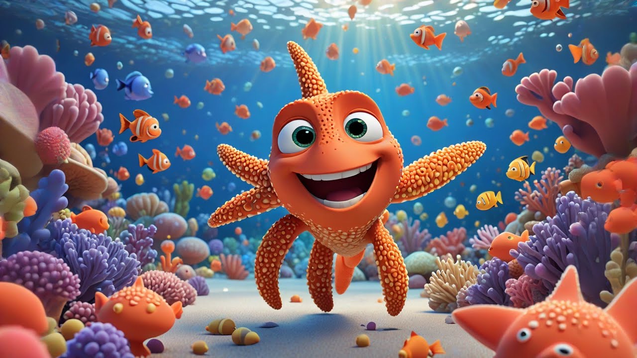 Stretch Your Arms Like a Starfish | Fun Starfish Song for Kids ...
