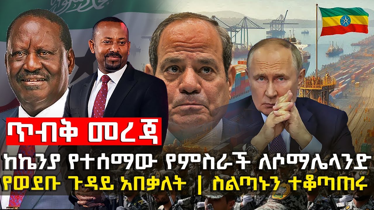ጥብቅ መረጃ - ታላቅ የምስራች - አደገኛው ሰው ተሾሙ | ሶማሌላንድ ወደ ሃገርነት@HuluDaily - ሁሉ ዴይሊ ...