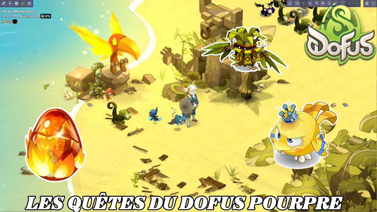 🔥 RASBOUL MAJEUR & TOFU ROYAL 🐤 - QUÊTE DU DOFUS POURPRE - DOFUS 3 ...