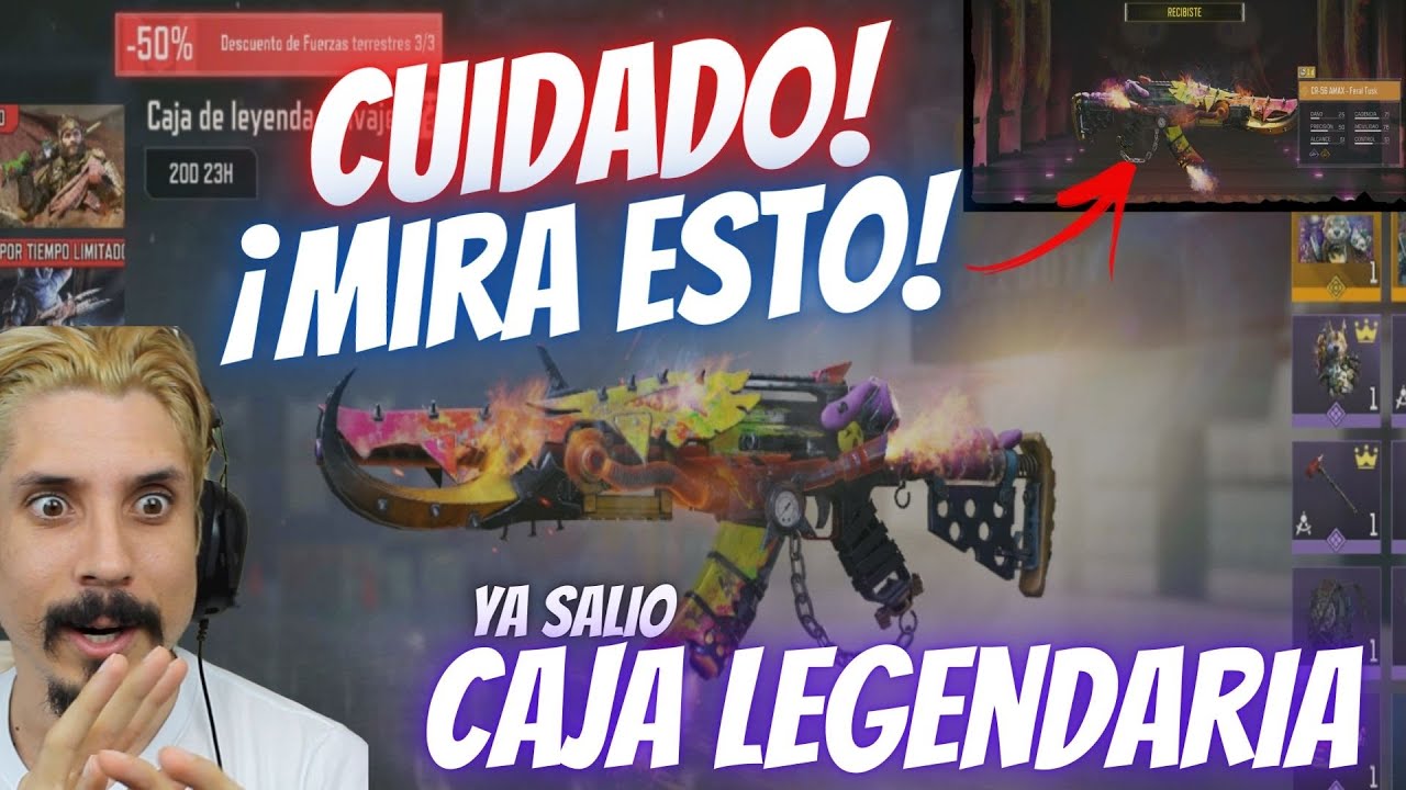 NO LA CAGUES! MIRA ESTO PRIMERO! CAJA LEGENDARIA CR-56 AMAX! | COD ...