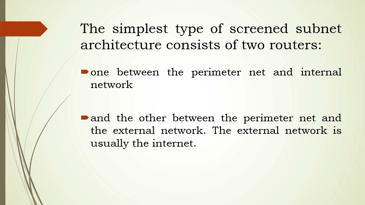 Screened Subnet Firewall Configuration - YouTube