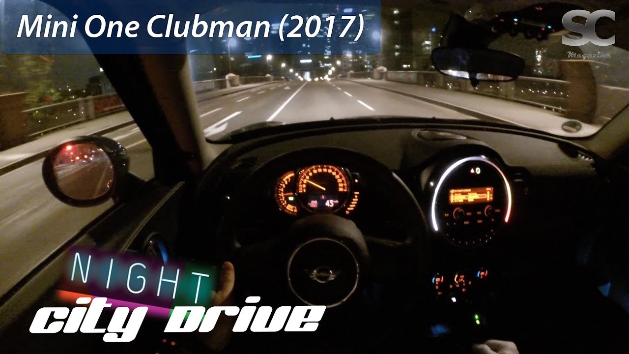 Mini One Clubman (2017) - POV City Drive at Night - YouTube