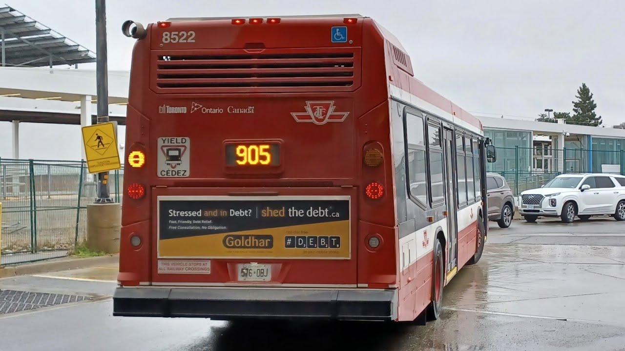 [Ride] Toronto Transit Commission Novabus LFS #8522 | 905 Eglinton East ...