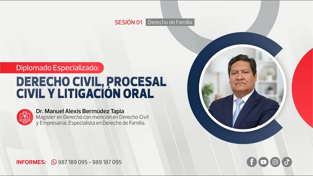 Derecho de Familia | Manuel Alexis Bermúdez Tapia - YouTube