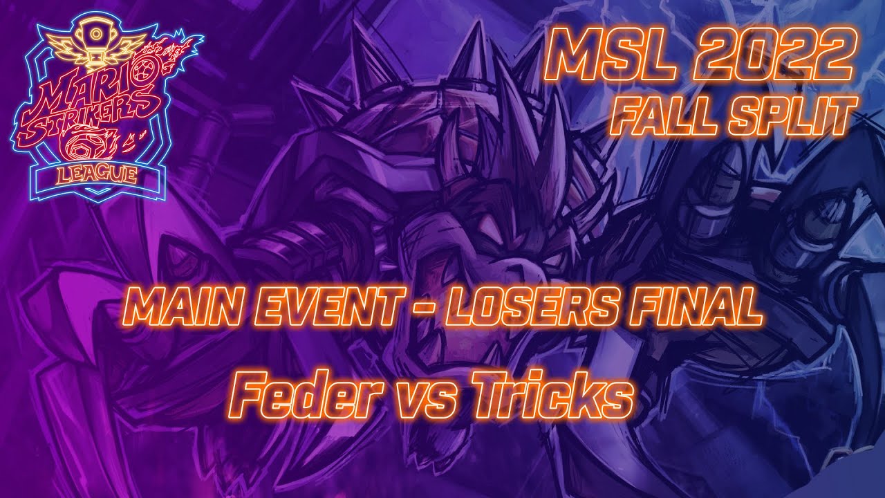 Feder vs Tricks | MSL 2022 Fall | Losers Final - Mario Strikers Charged ...