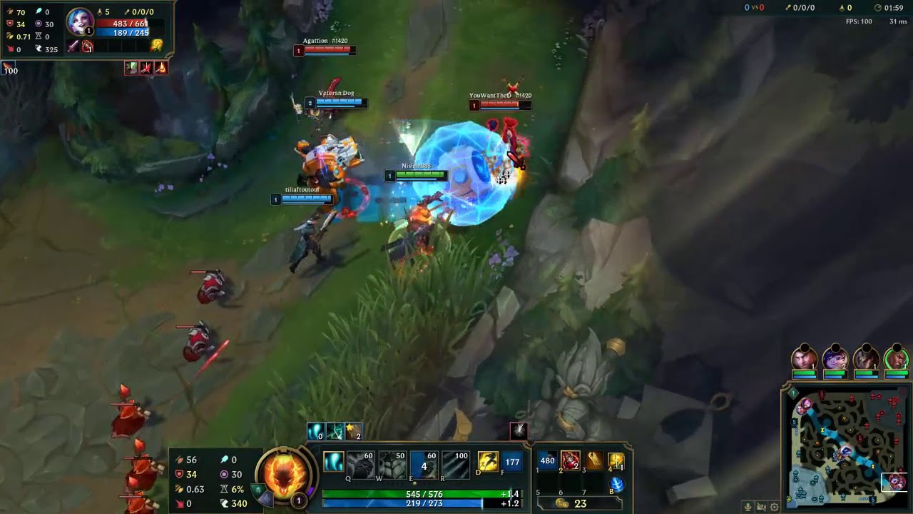 Lvl 2 Nunu gank wins games - YouTube