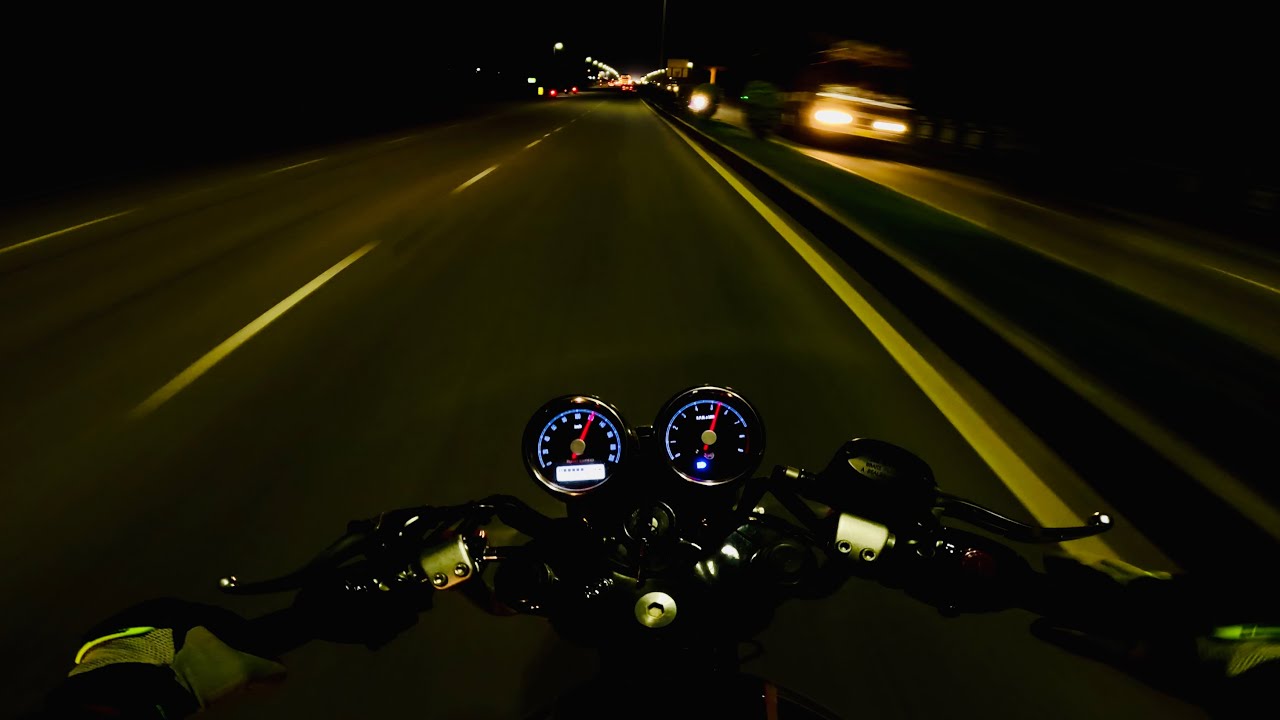 Real-Life GTA V POV 🎮 | GT 650 Night Run 🌙 Roaring Exhaust & GPS Speed ...