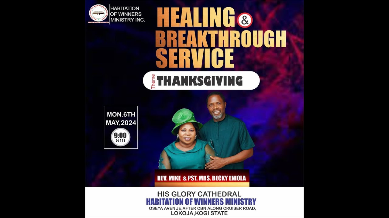 HEALING AND BREAKTHROUGH SERVICE - YouTube