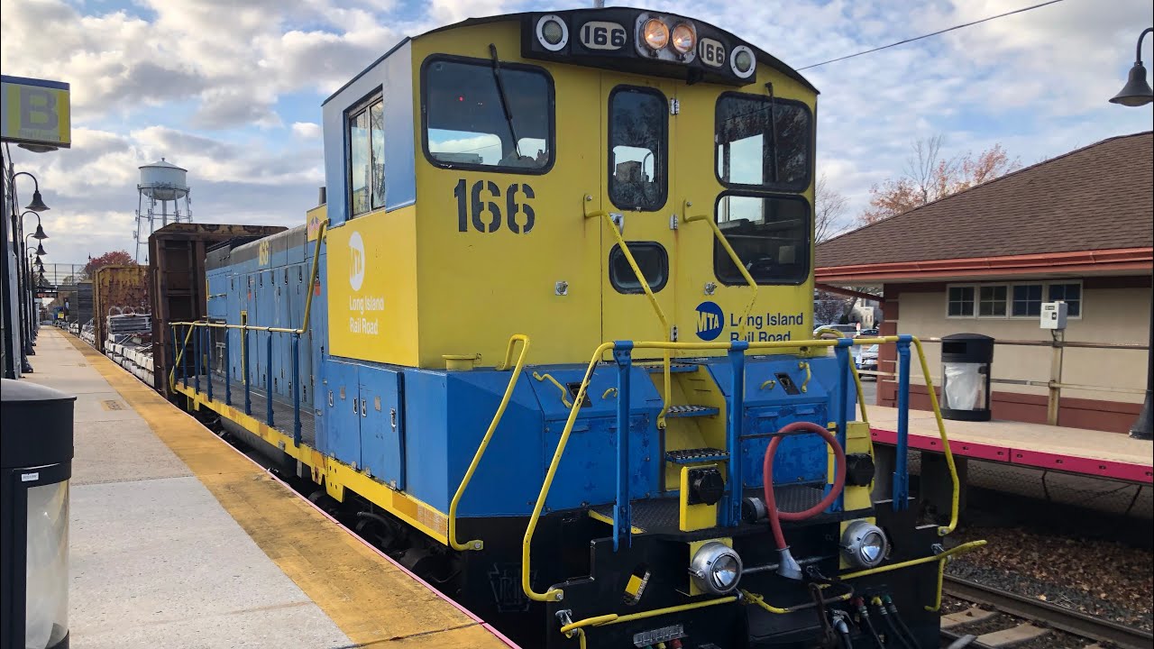 LIRR Work Train Chase On the PJ Branch - YouTube