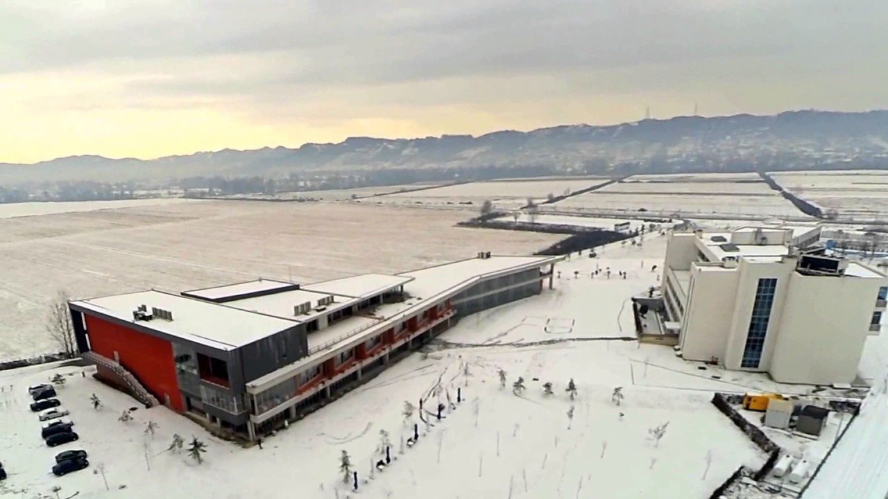 Snowy Day @ Epoka University - YouTube