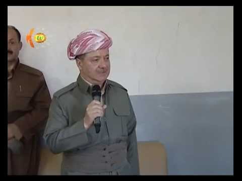 Gotara Serok Barzanî ya li gel hêzên Pêşmerge (Li mîhwera Kerkûk)
